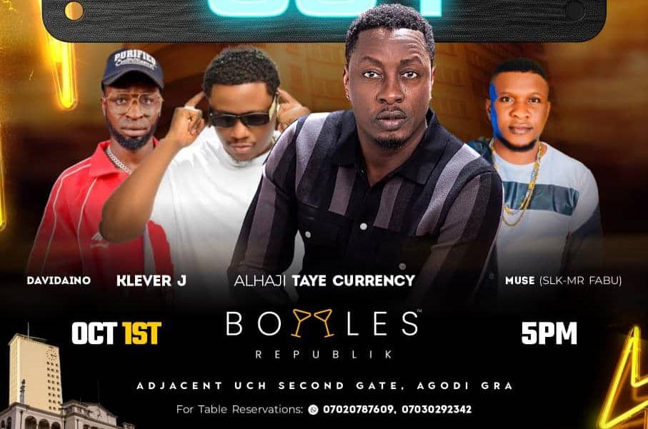 Taye Currency, Klever Jay, Others To Electrify Ibadan At Purified ...